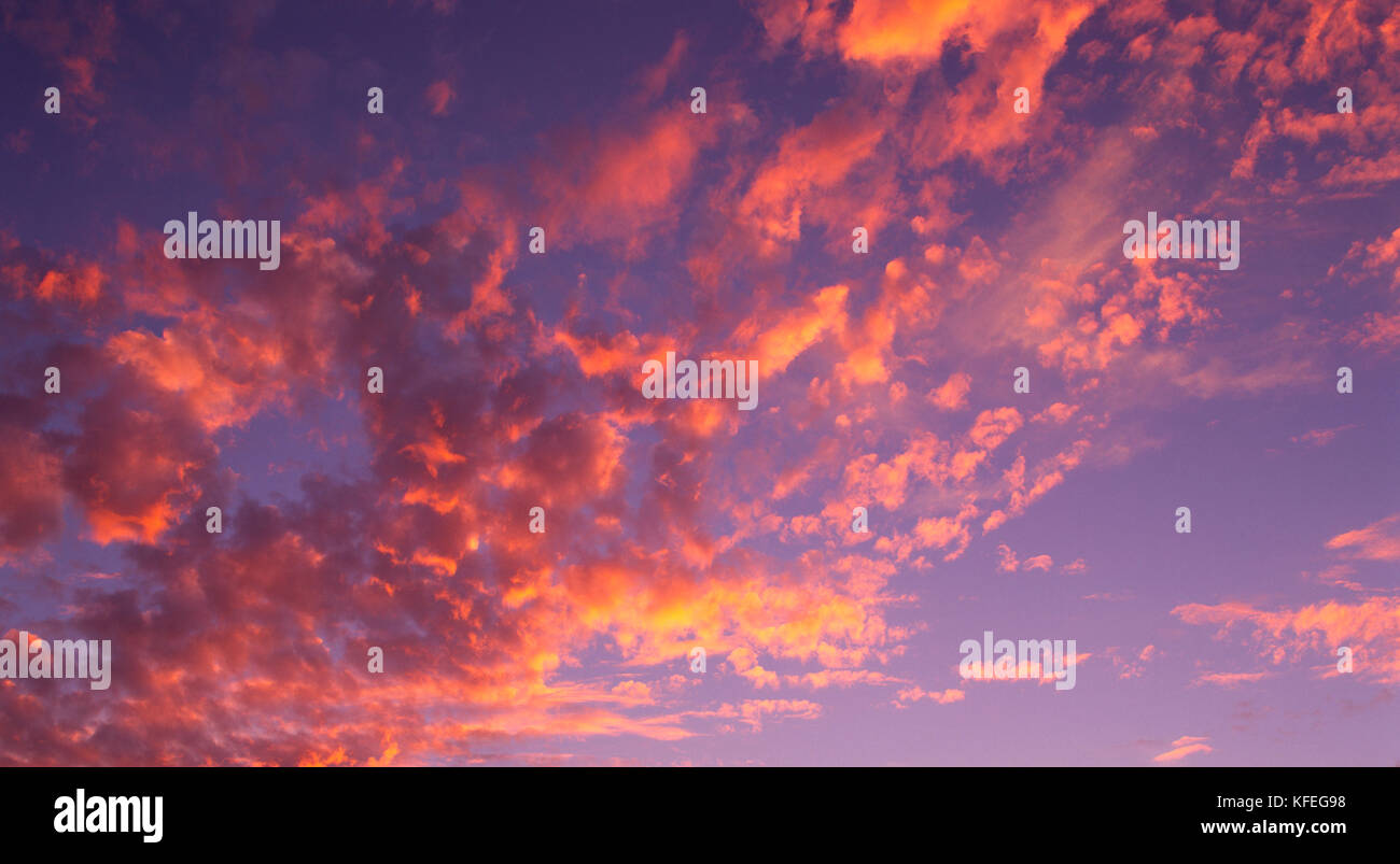 Skyscape at sunset Stock Photo - Alamy