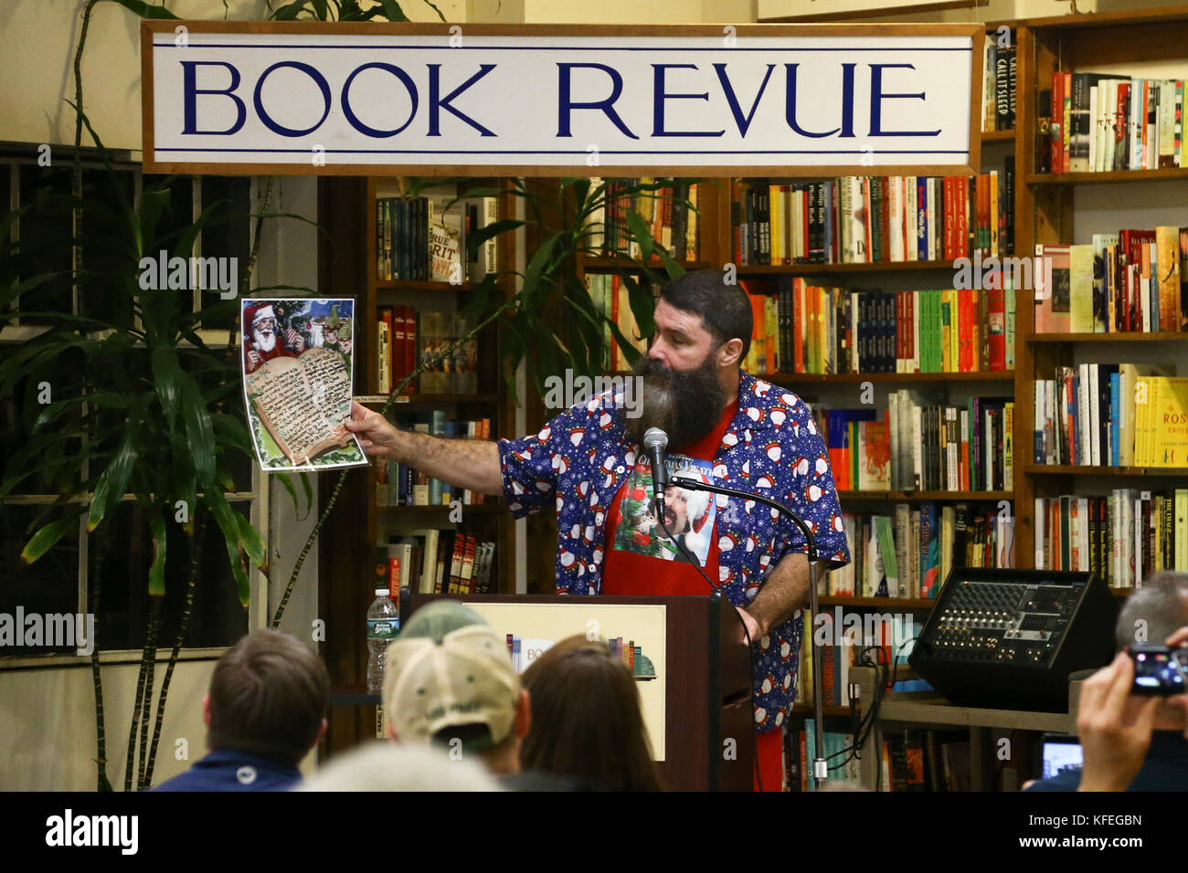 Mick Foley signs his book, "Saint Mick: My Journey From Hardcore Legend ...