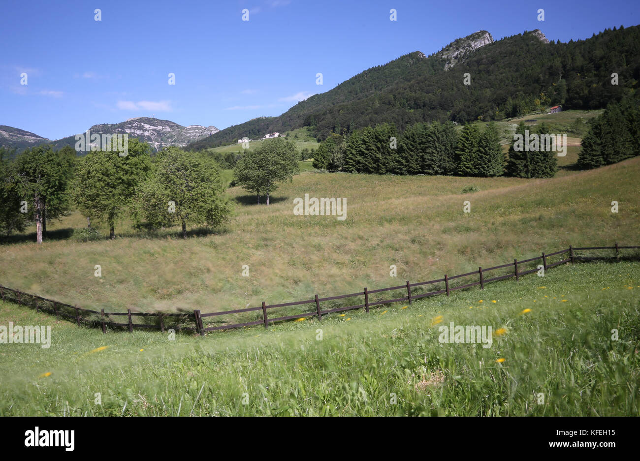 mountain landscape with high summit called Mount SPITZ Stock Photo - Alamy