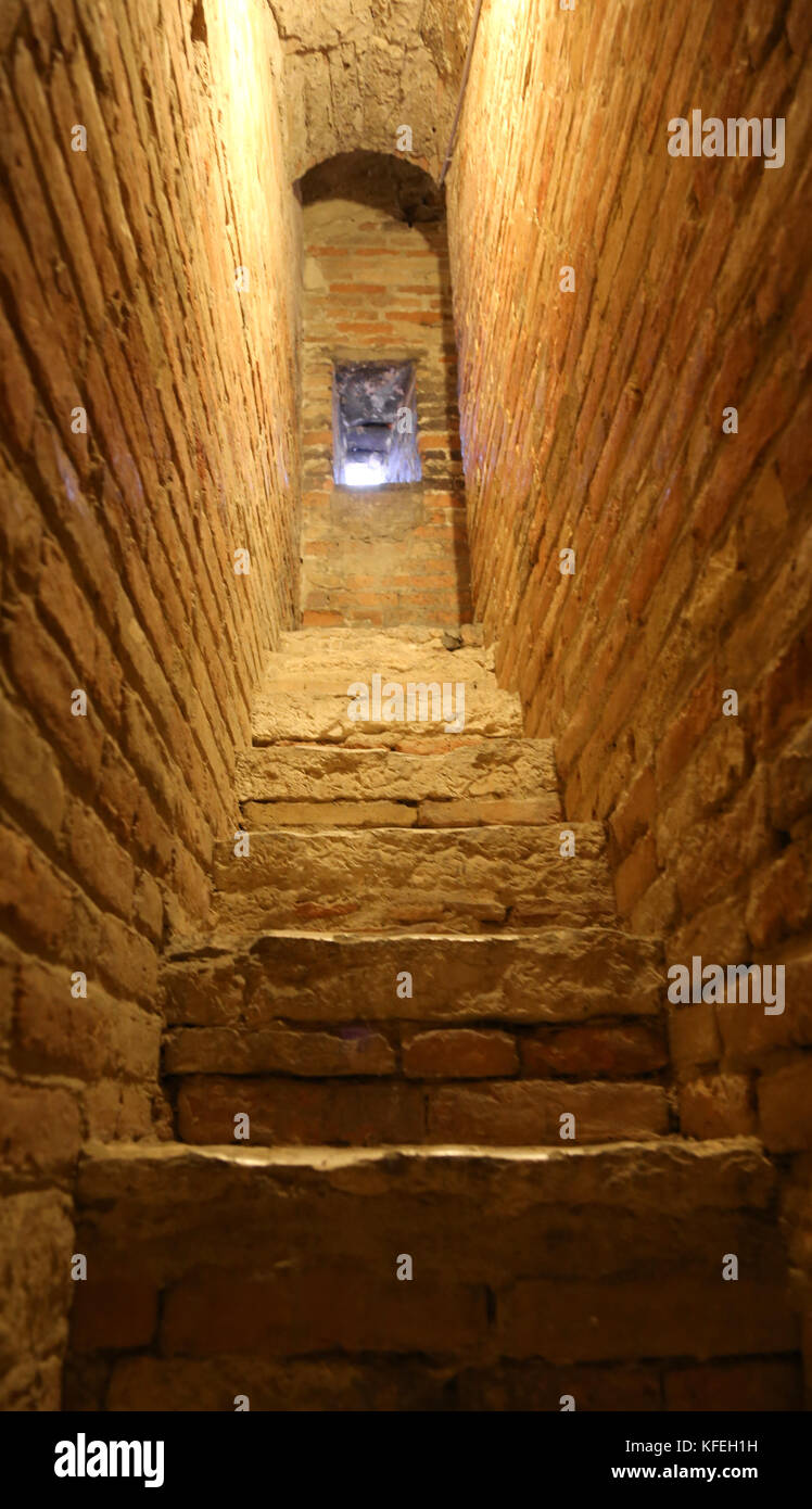 Bell tower inside the medieval castle wall hi-res stock photography and ...