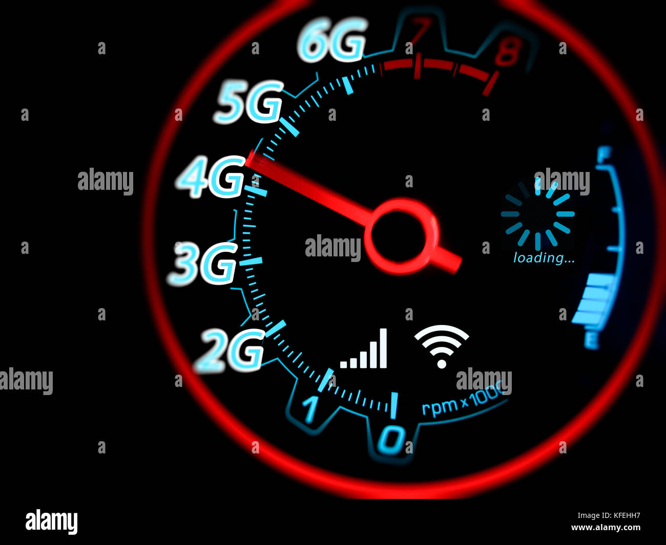 Network indicator hi-res stock photography and images - Alamy