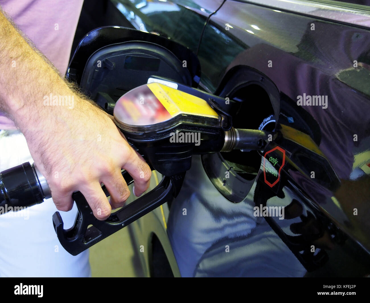 Pouring Fuel High Resolution Stock Photography and Images - Alamy