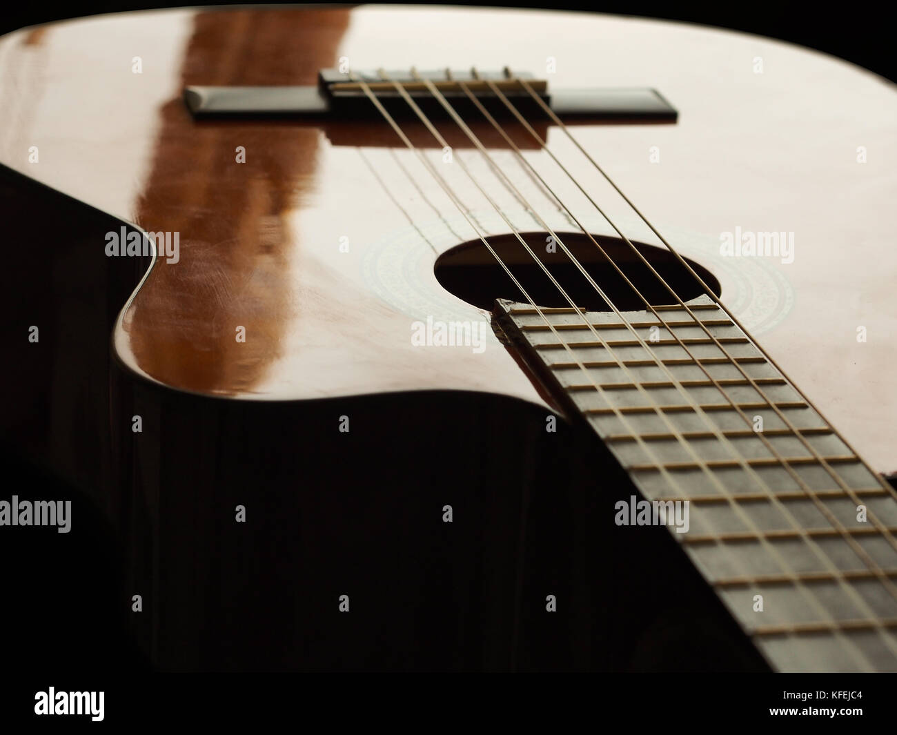 Guitar on the ground hi-res stock photography and images - Alamy