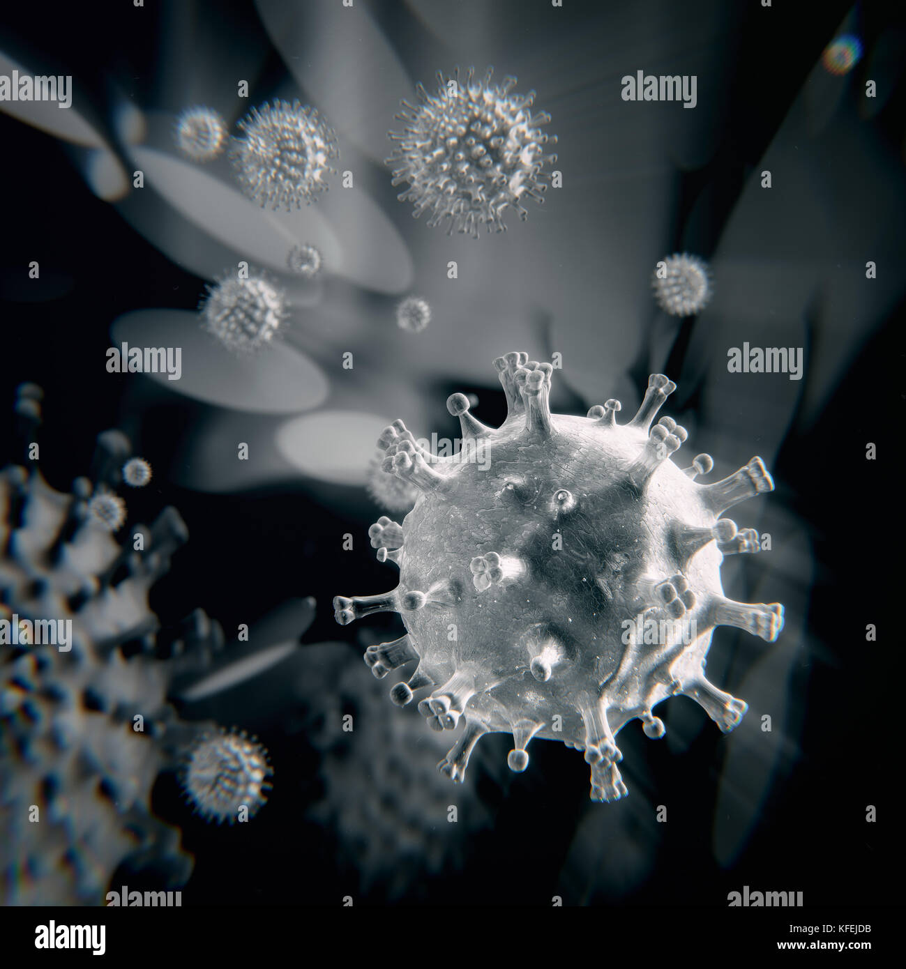 Scanning Electron Microscope Virus