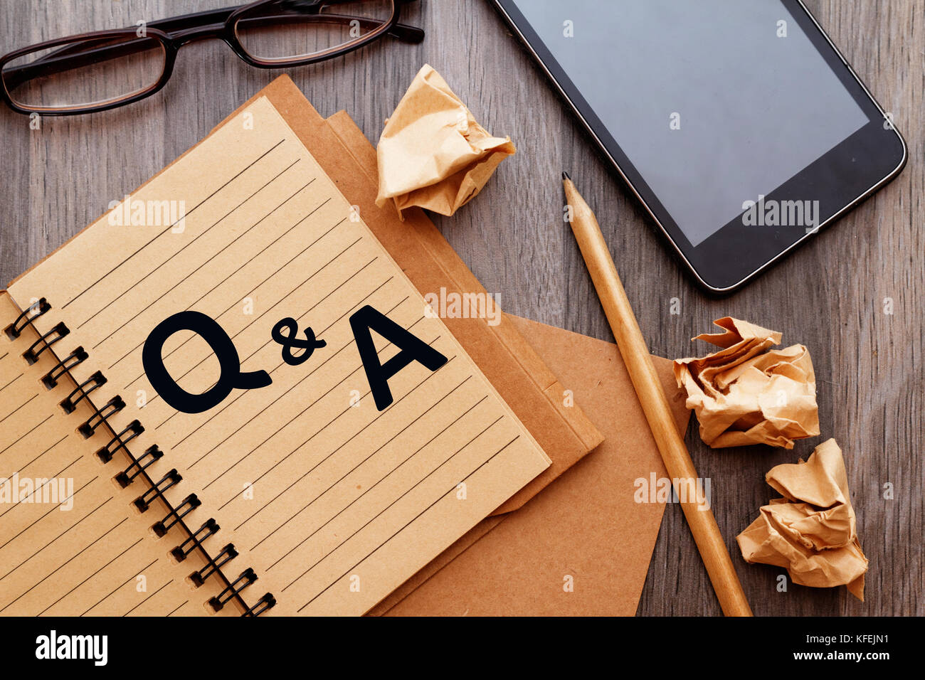 Q&A. Business concept Stock Photo - Alamy