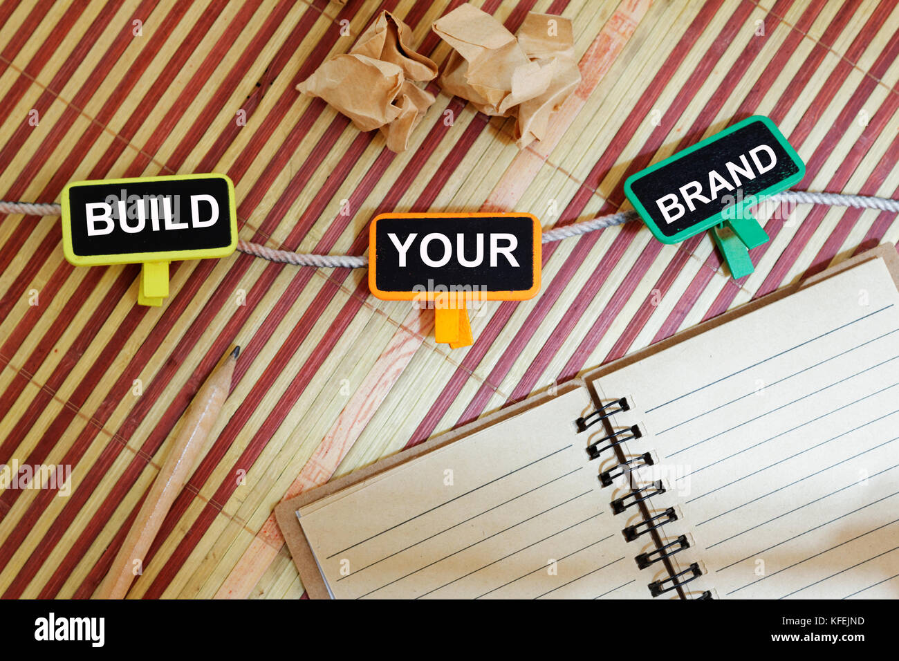 Build your brand concept Stock Photo - Alamy