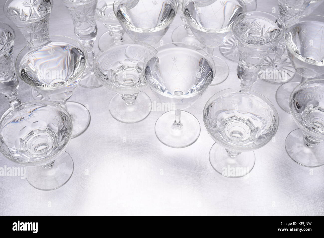 Standing on transparent glass table hi-res stock photography and images ...