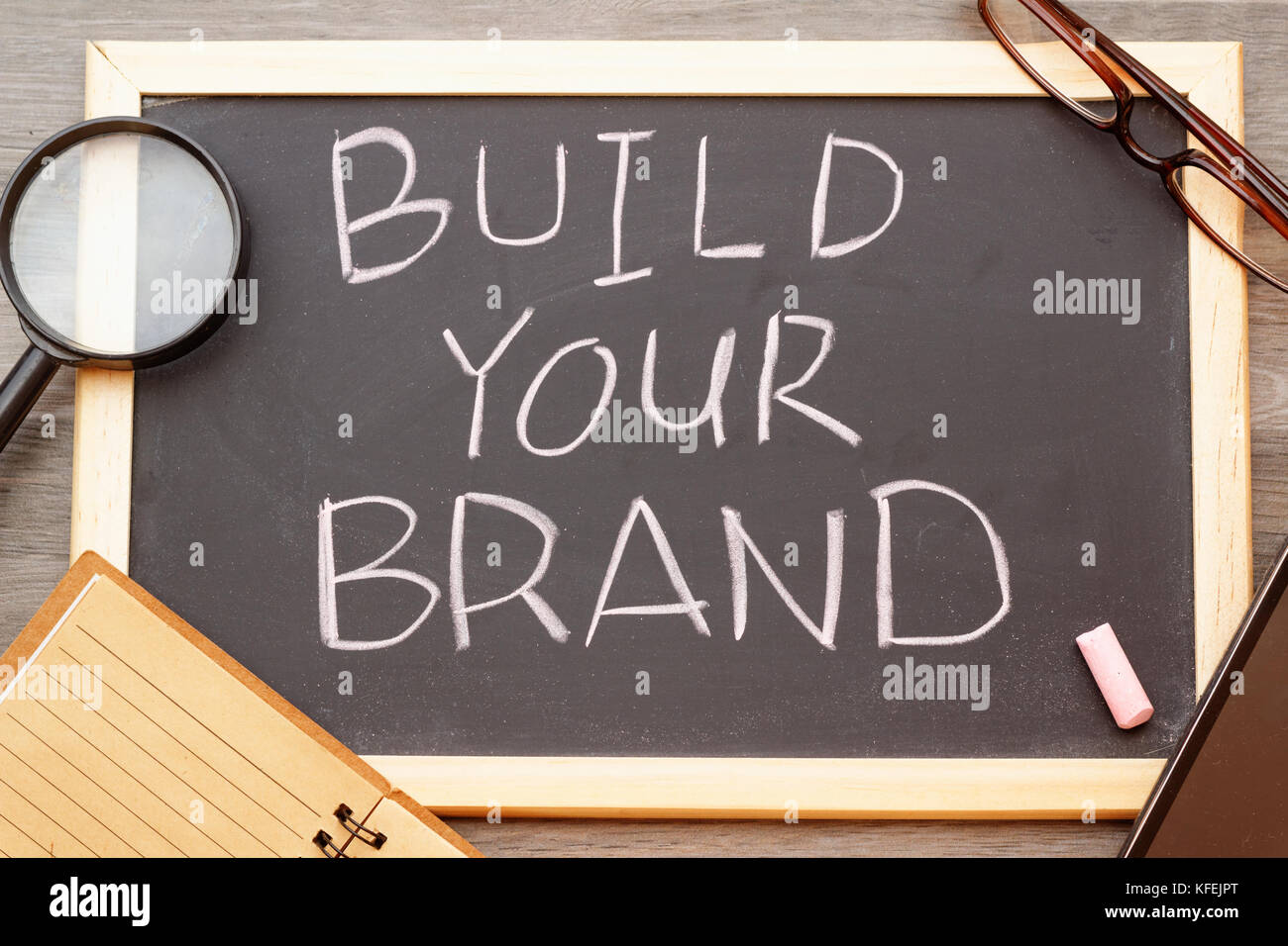 Build your brand concept Stock Photo - Alamy