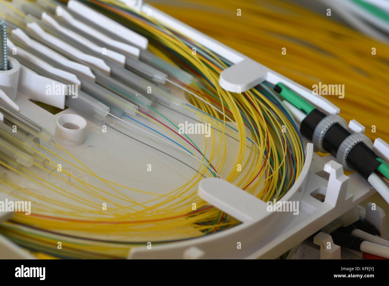Fiber splicing High Resolution Stock Photography and Images - Alamy