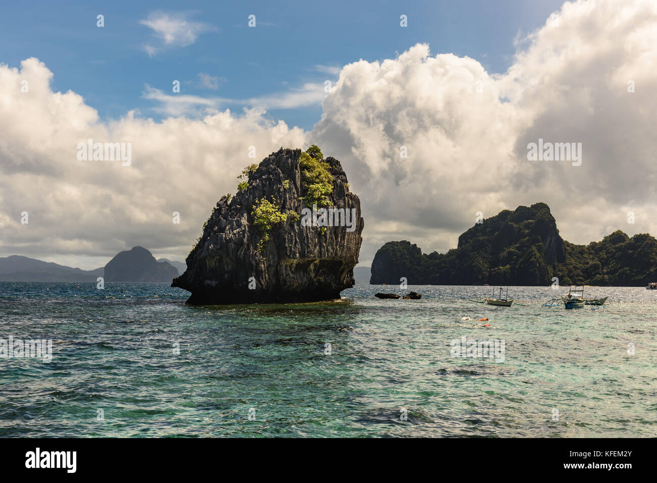 Landscape from Simizu island near El Nido, Palawan Stock Photo - Alamy