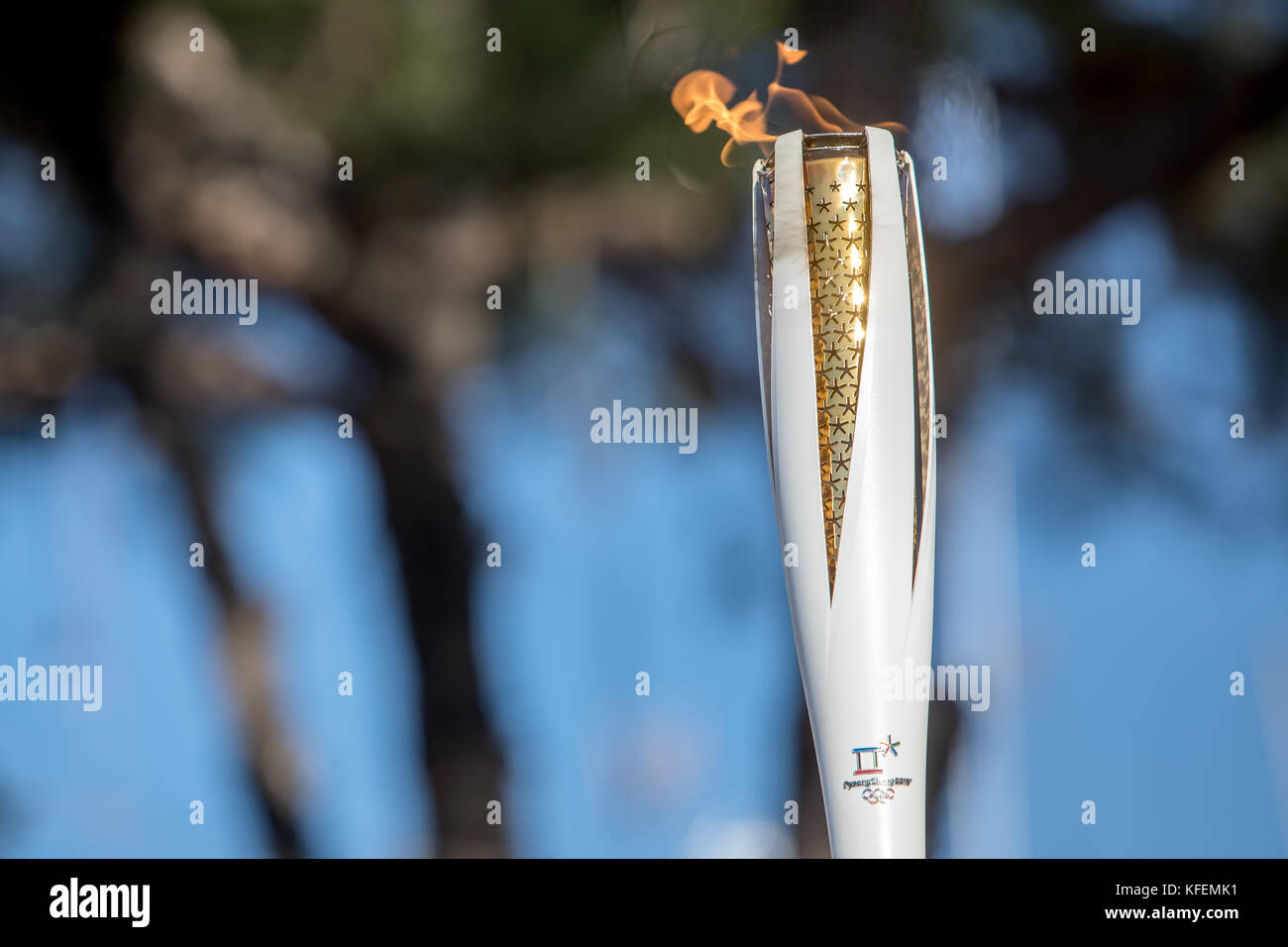 Olympic torch greece hi-res stock photography and images - Alamy