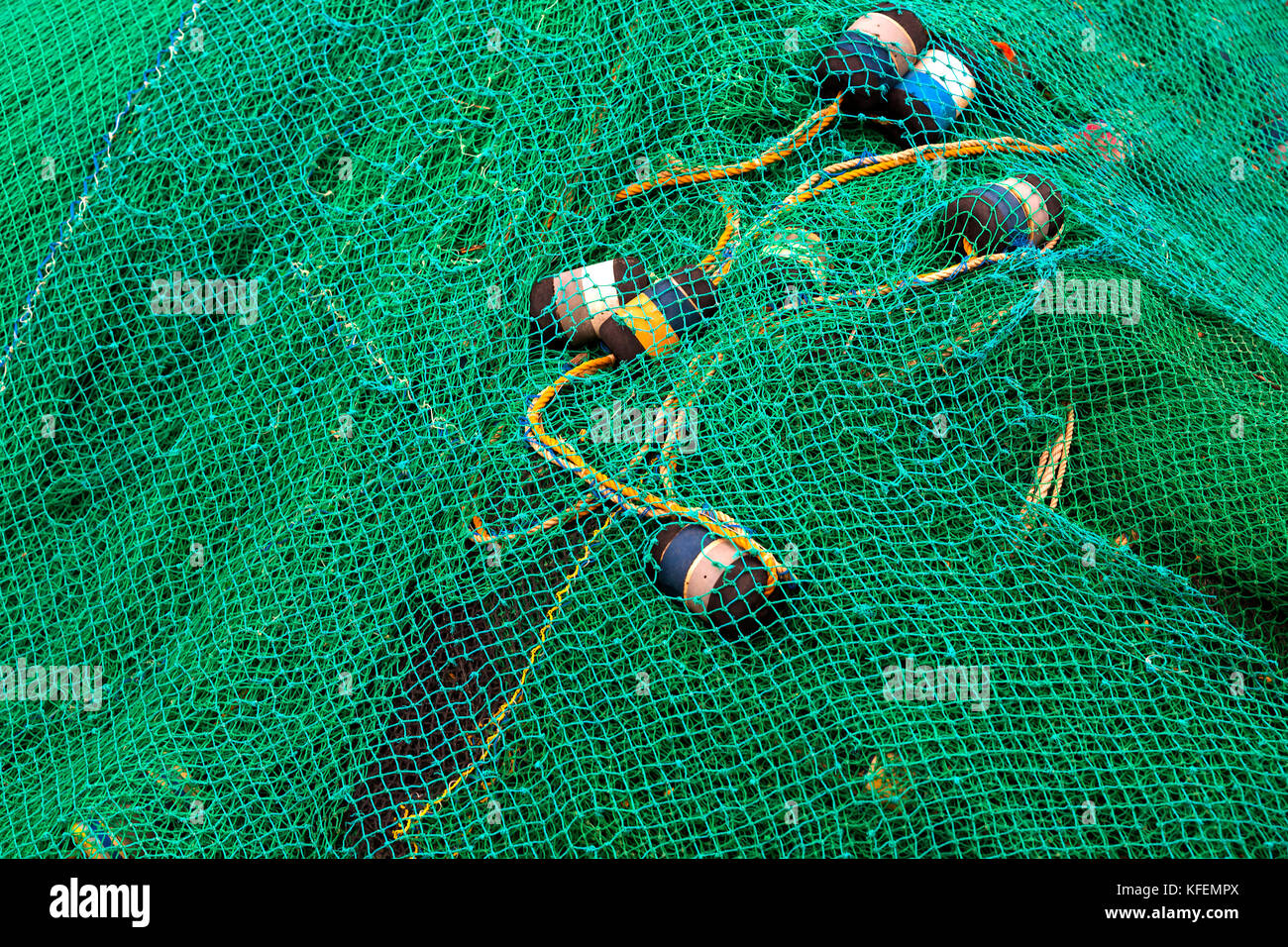 Fishing net closeup photo Stock Photo - Alamy
