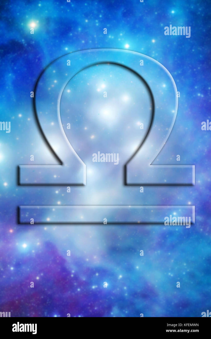 astrology sign of Libra Stock Photo - Alamy