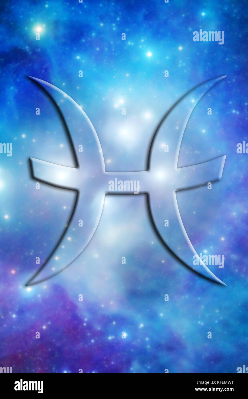astrology sign of Pisces Stock Photo - Alamy