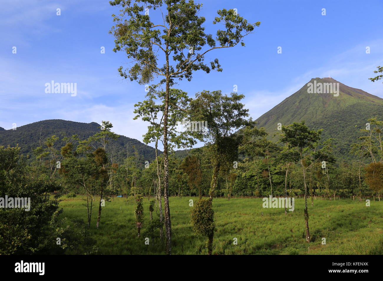 Cerro Chato and Arenal volcanoes, La Fortuna, Alajuela province, Costa ...
