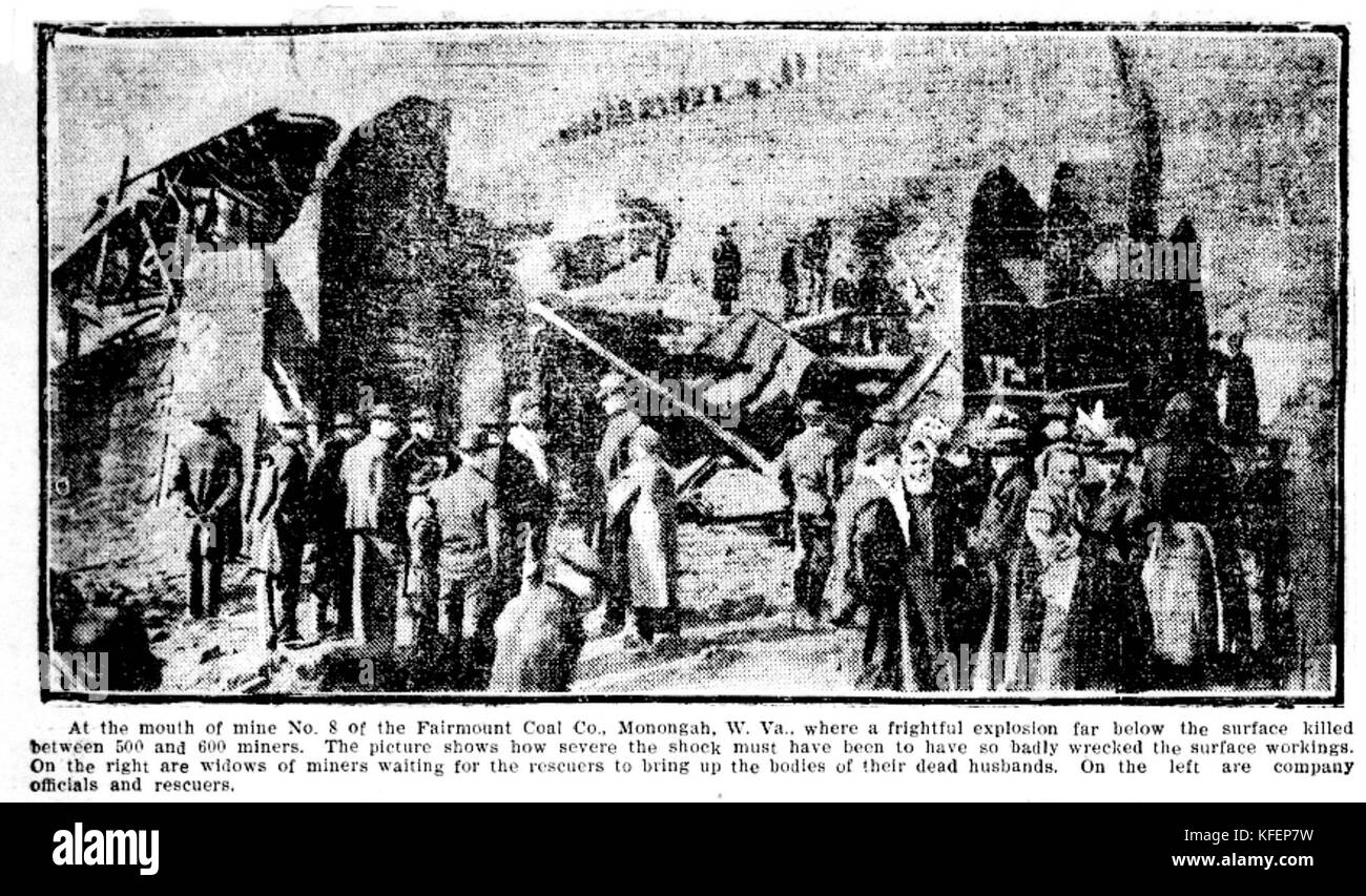 The Monongah mining disaster Stock Photo - Alamy