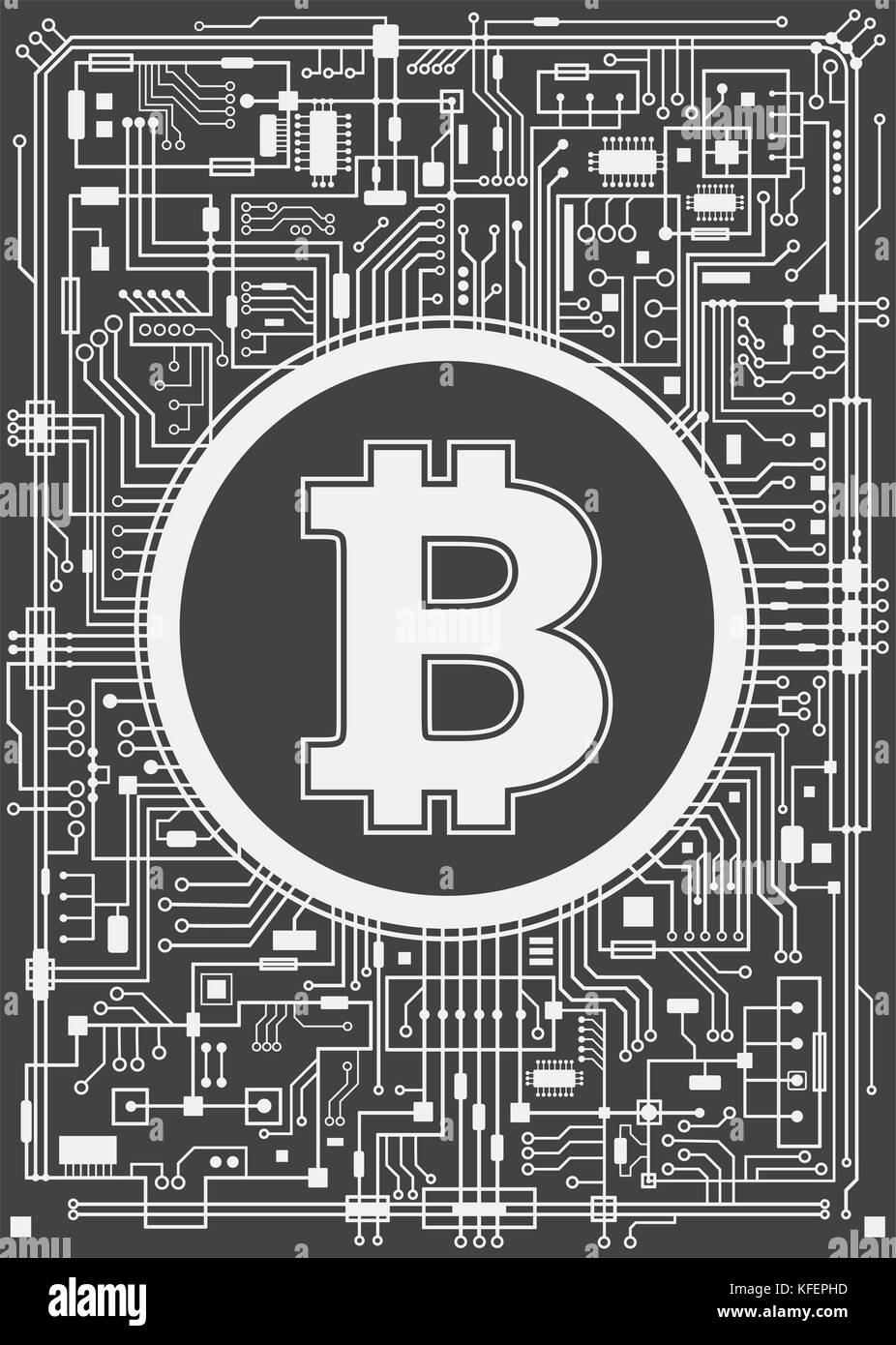 Digital business background Black and White Stock Photos & Images - Alamy