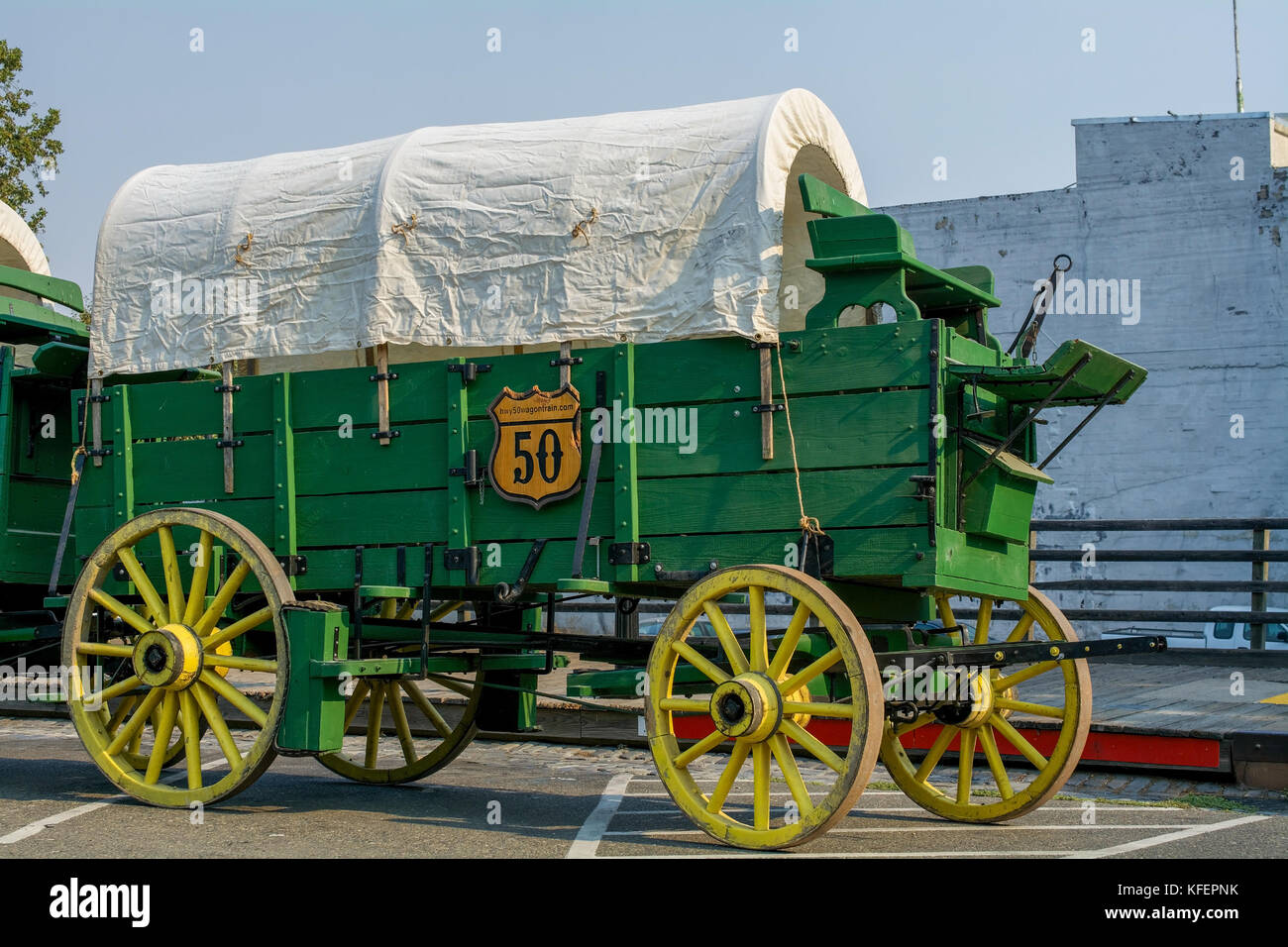 California Gold Rush Wagon Train