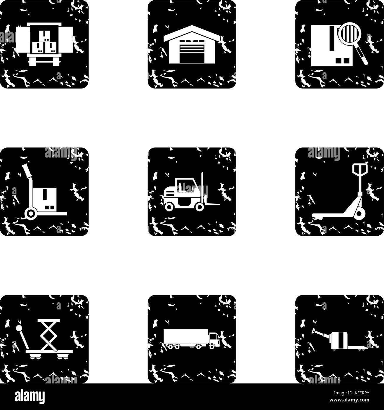 Barcode scanner warehouse Black and White Stock Photos & Images - Alamy