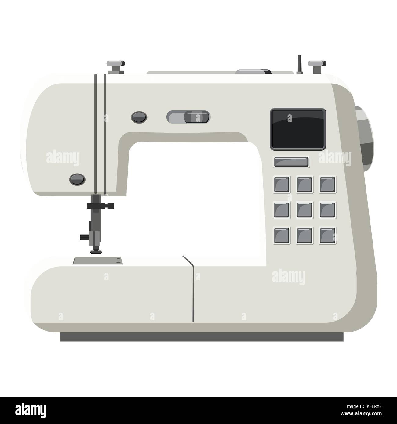 Sewing machine icon, cartoon style Stock Vector Image & Art - Alamy