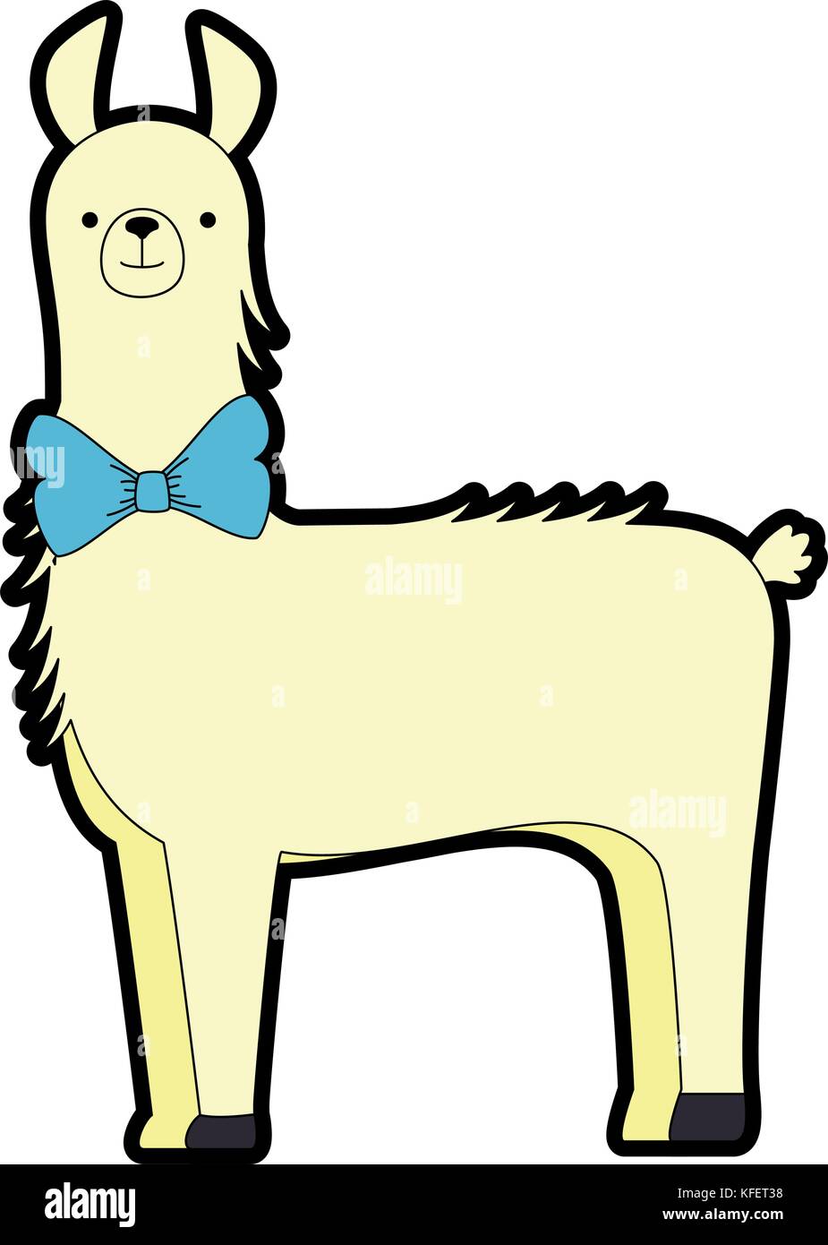 peruvian llama isolated icon vector illustration design Stock Vector ...