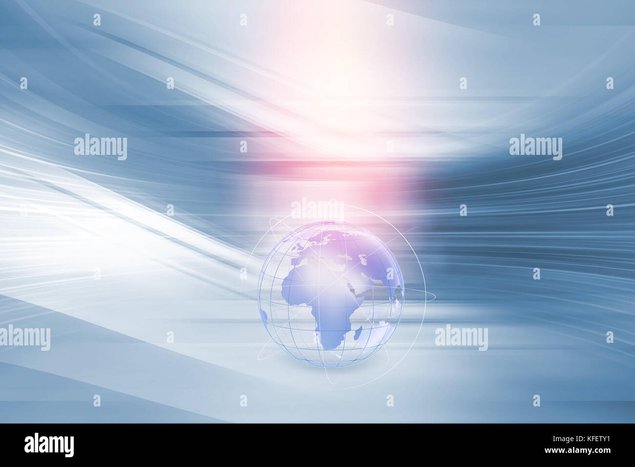 Global Business Connections Background Through the World Stock Photo ...