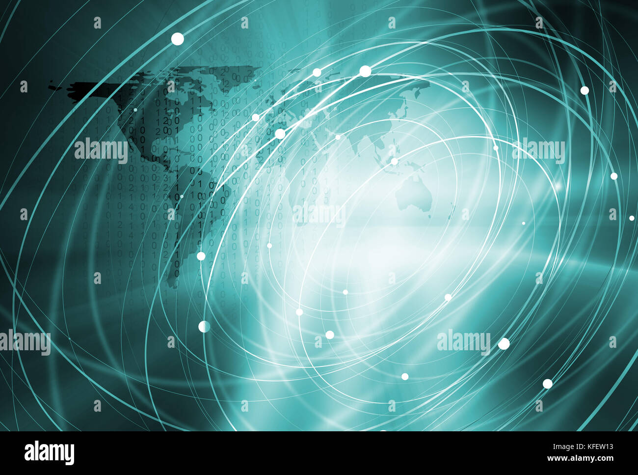 Global Connection Background Through the Whole World Stock Photo - Alamy