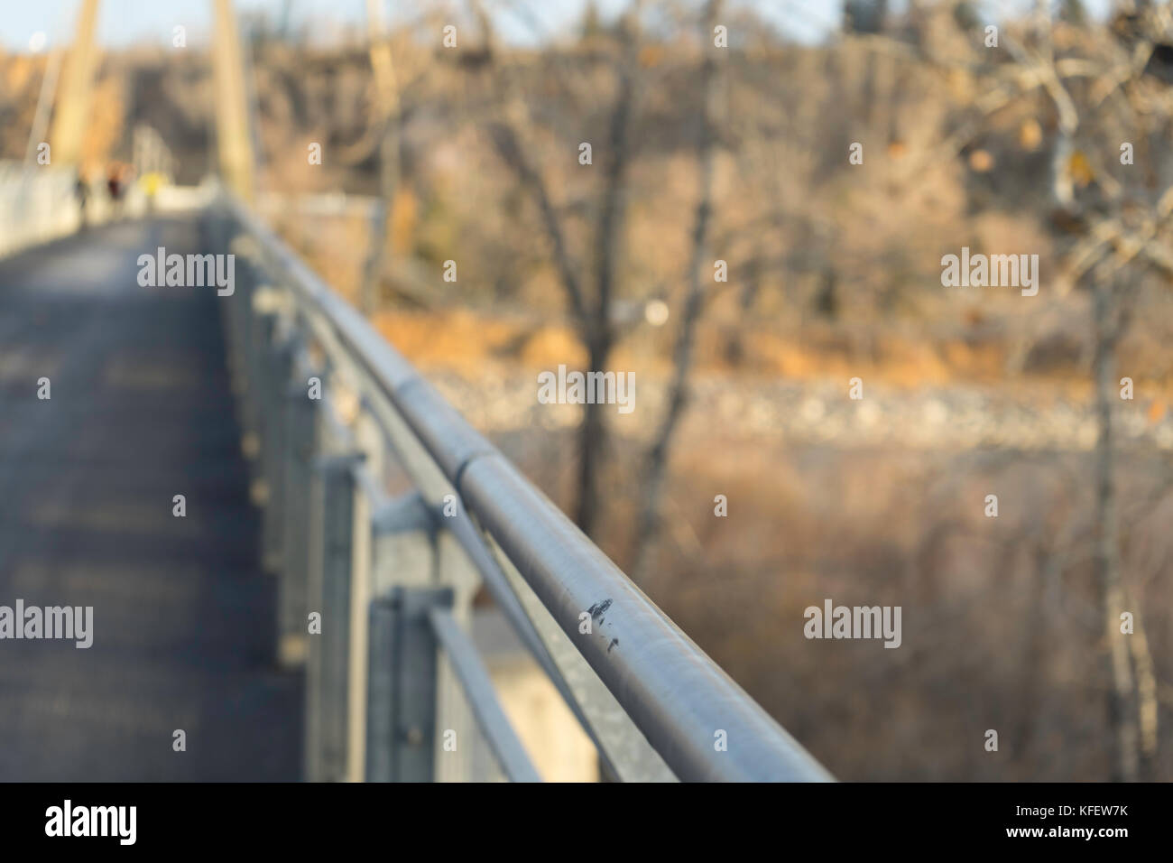 Bridge railing background and abstract Stock Photo - Alamy