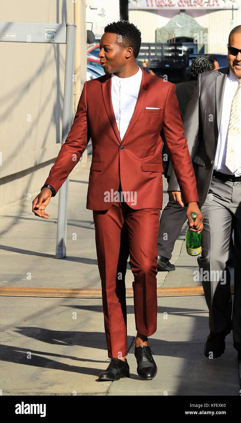 Brandon Micheal Hall spotted at the Jimmy Kimmel Live! Studio Featuring ...