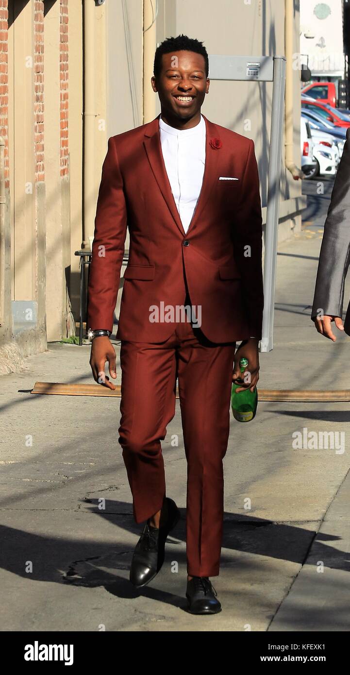 Brandon Micheal Hall spotted at the Jimmy Kimmel Live! Studio Featuring ...