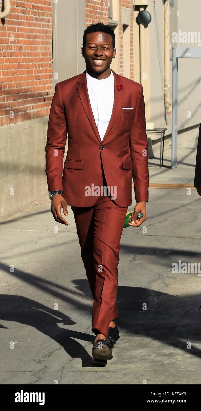 Brandon Micheal Hall spotted at the Jimmy Kimmel Live! Studio Featuring ...