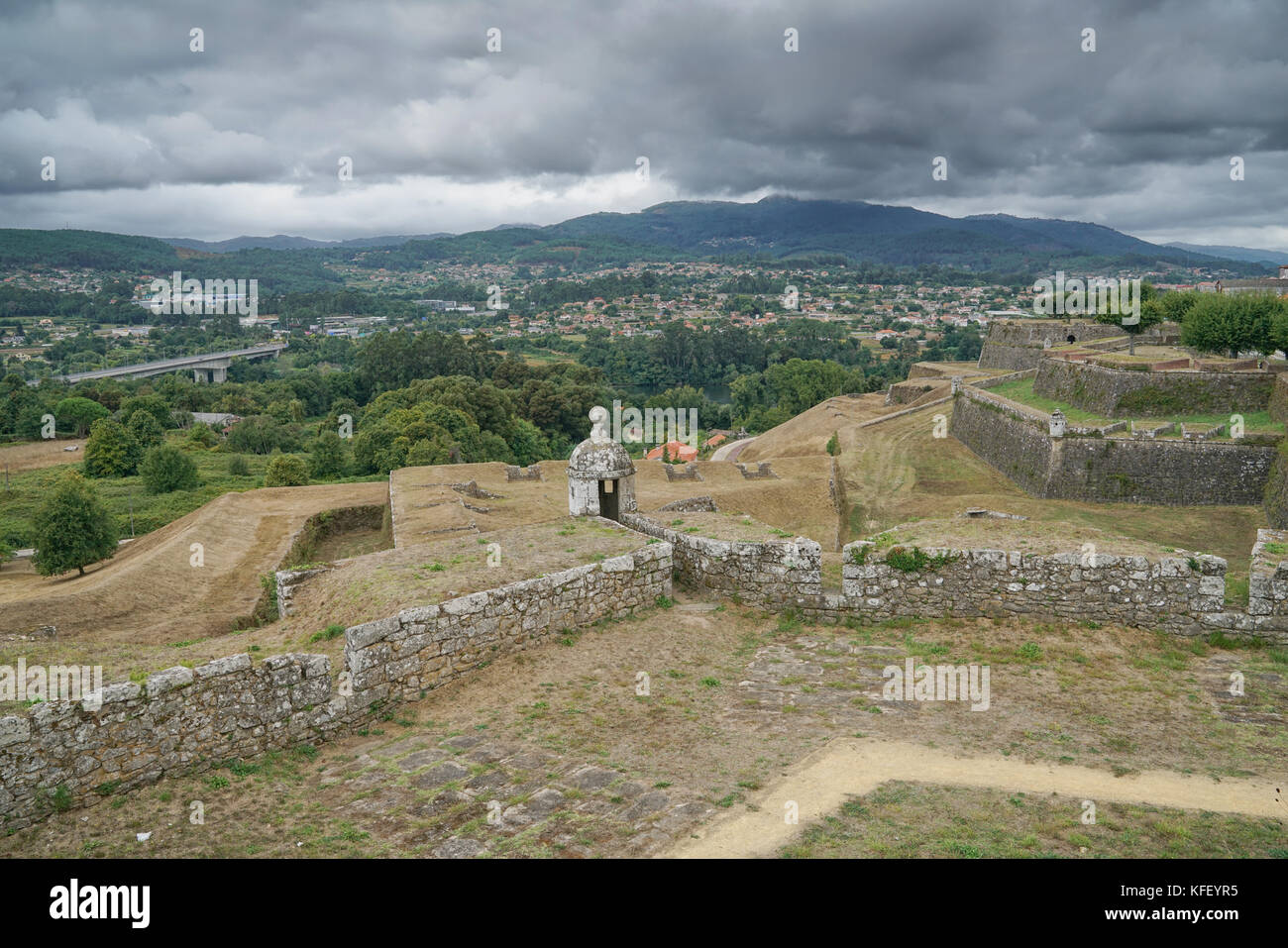 Fortaleza of Valenca, highlight along the Camino de Santiago trail ...