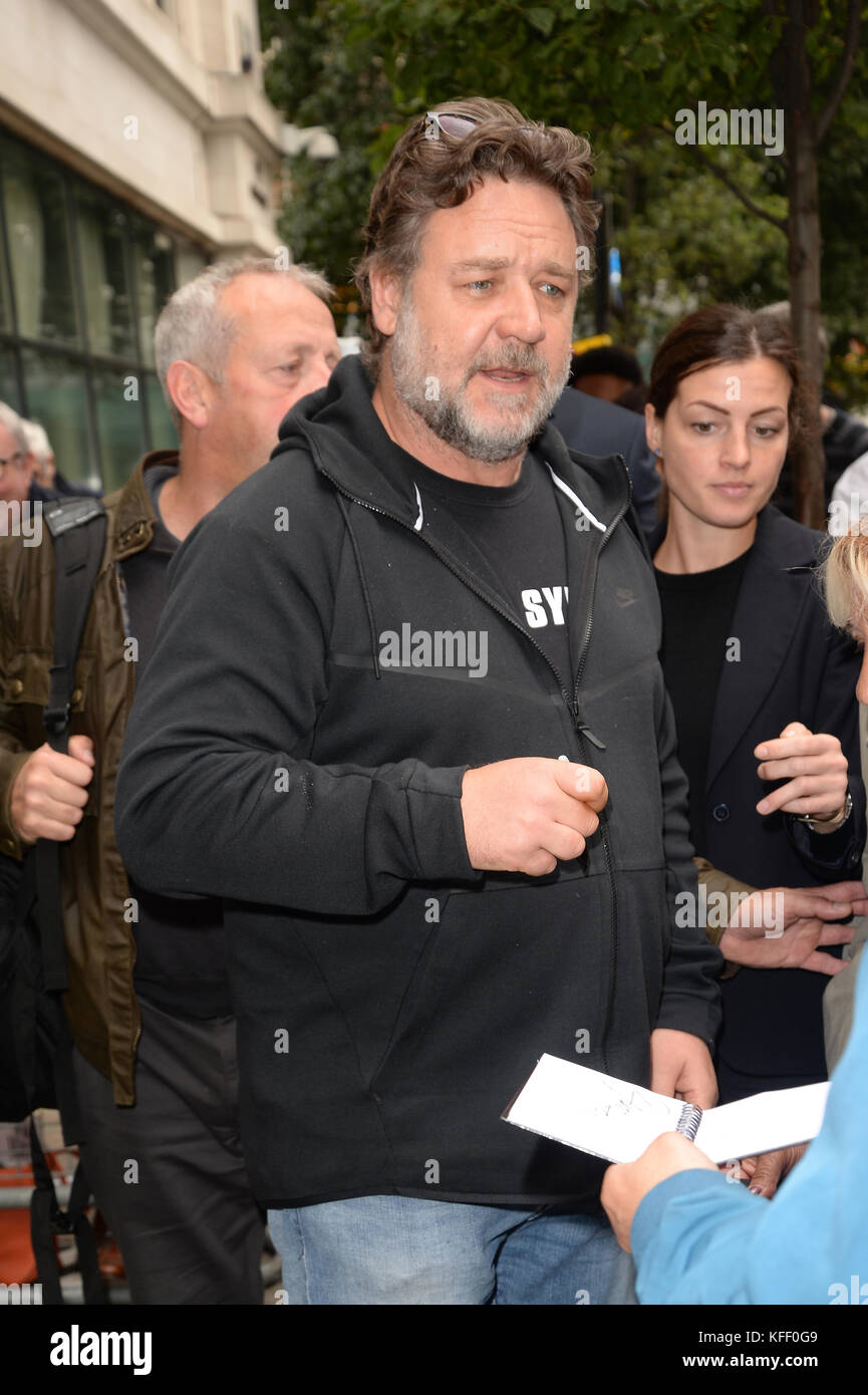 Russell Crowe at BBC Radio 2 Featuring: Russell Crowe Where: London ...