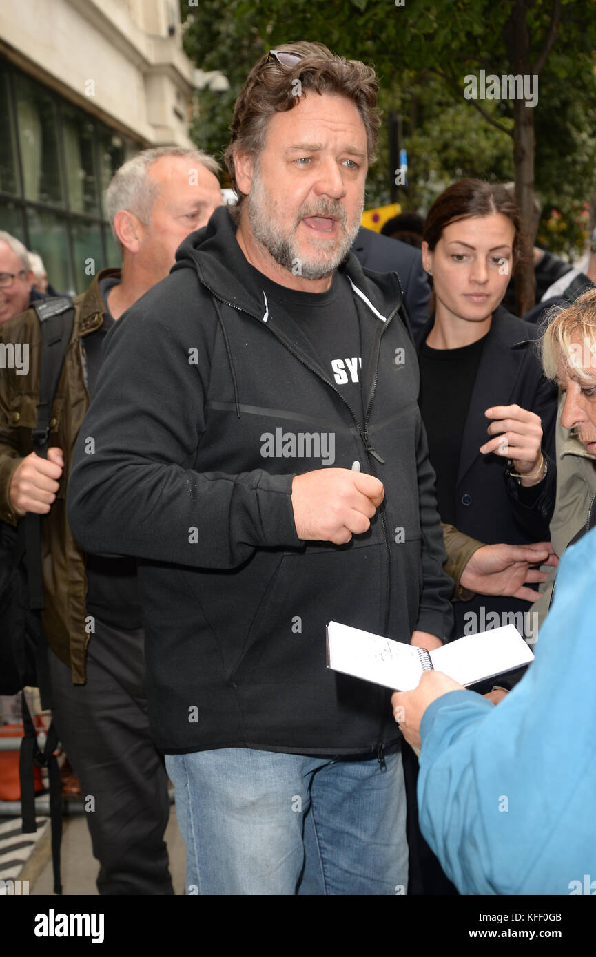 Russell Crowe at BBC Radio 2 Featuring: Russell Crowe Where: London ...