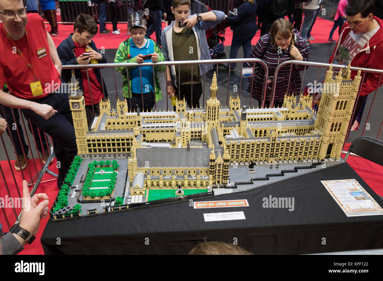 The Houses of Parliament made out of Lego at the BRICKLIVE convention ...