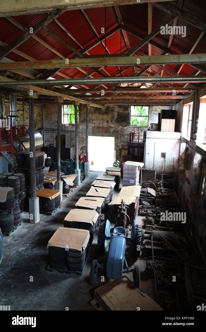 The distillery at St Nicholas abbey Barbados Stock Photo - Alamy