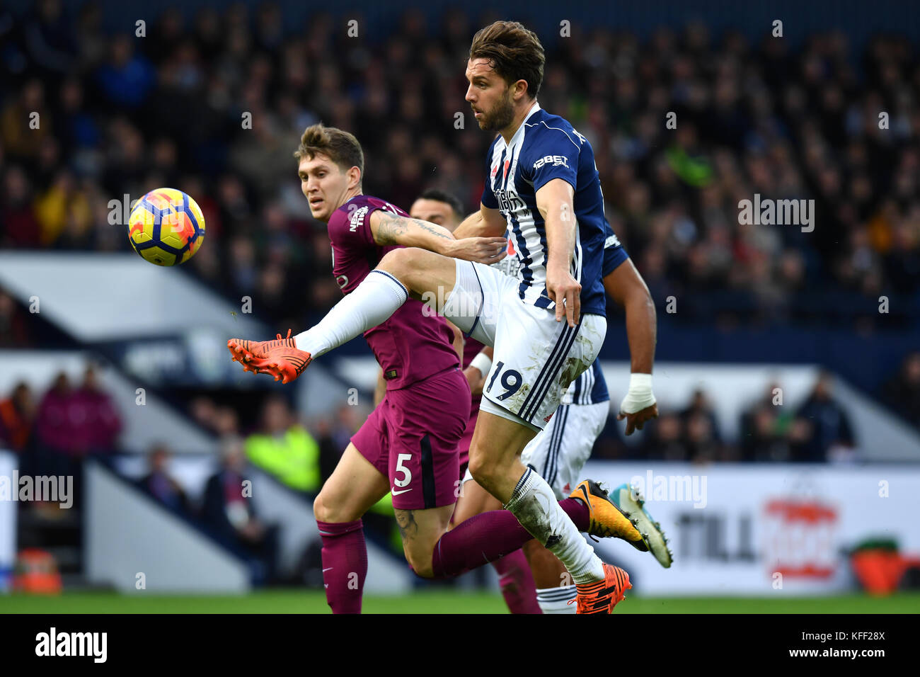 West Bromwich Albion's Jay Rodriguez scores his side's first goal of ...