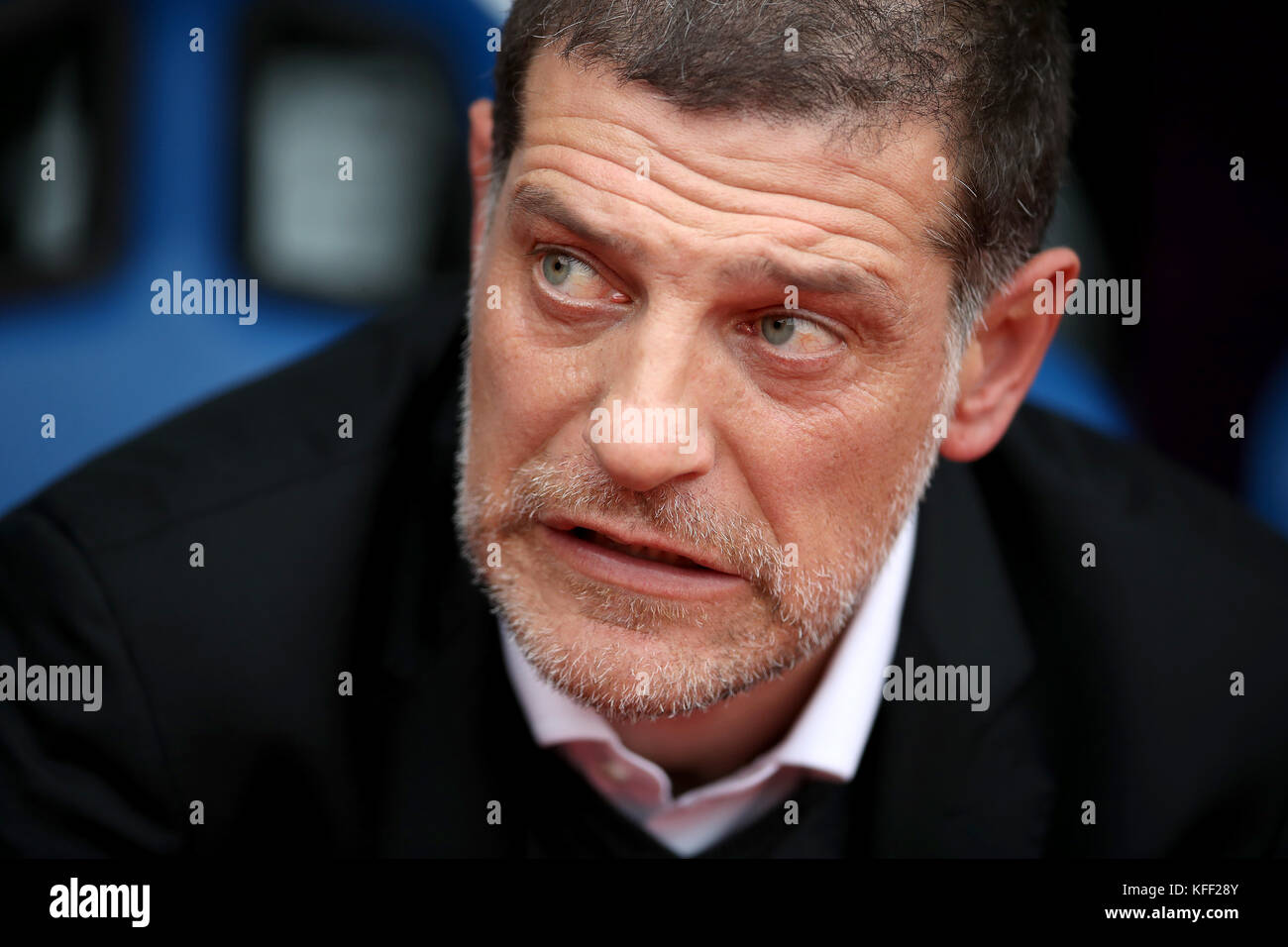West Ham United manager Slaven Bilic during the Premier League match at ...