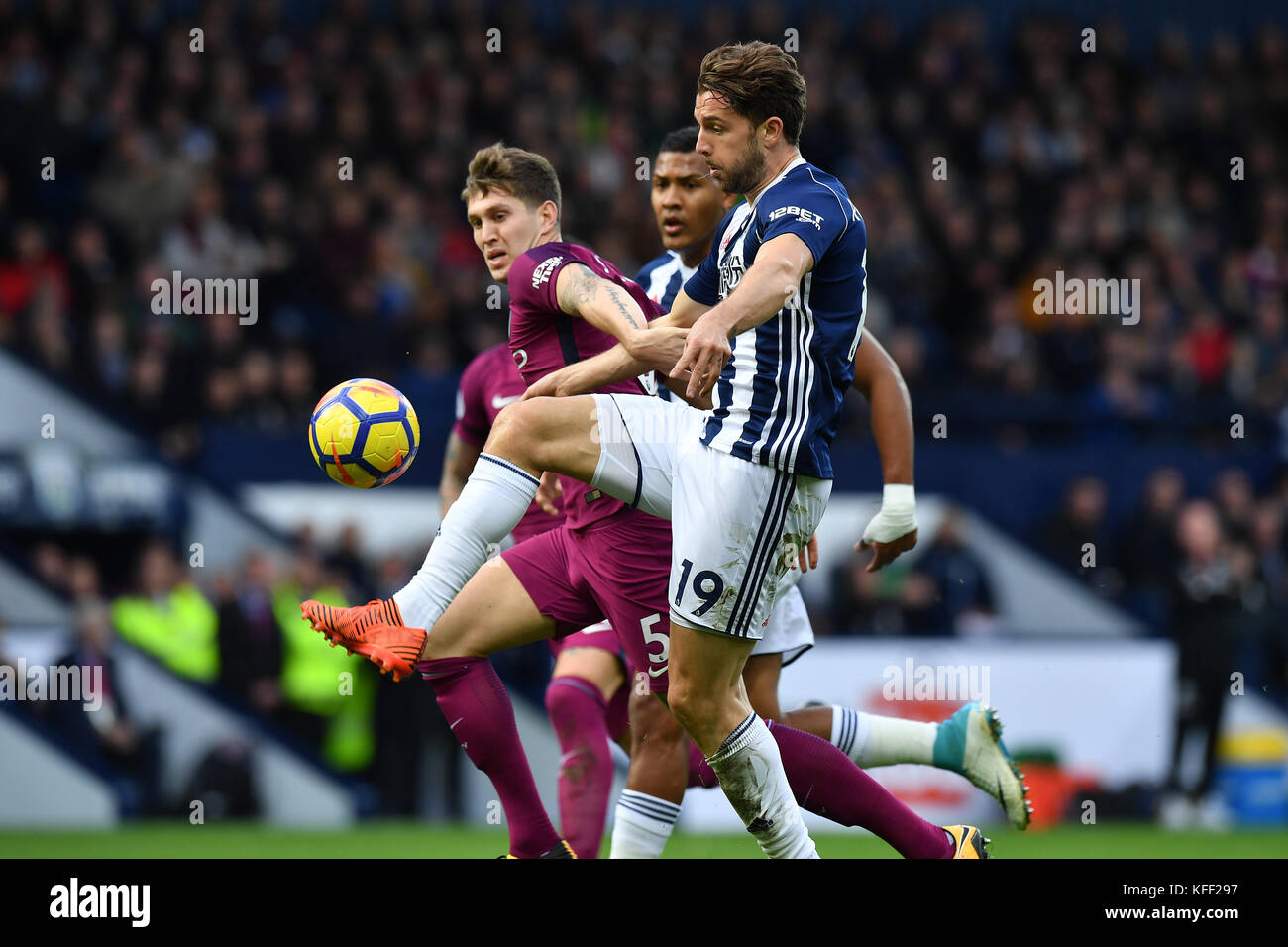 West Bromwich Albion's Jay Rodriguez scores his side's first goal of ...