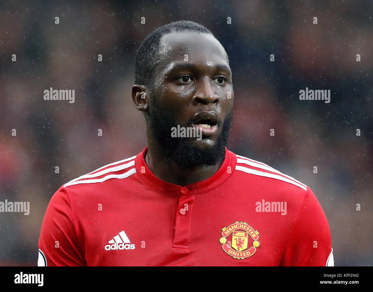 Manchester United's Romelu Lukaku during the Premier League match at ...