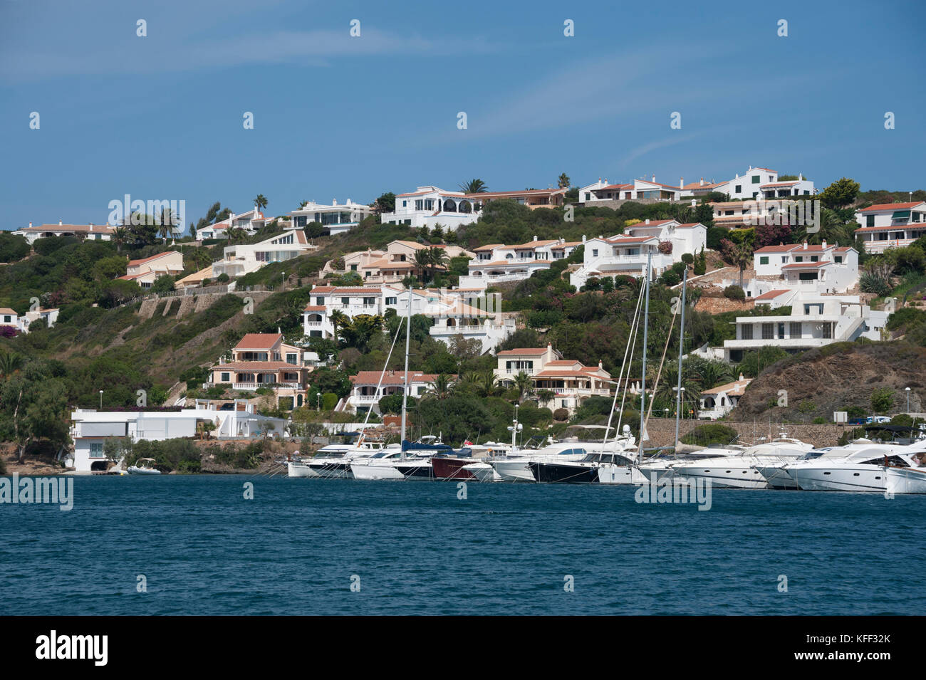 Mahon harbour, Menorca, Balearic Islands, Spain Stock Photo - Alamy