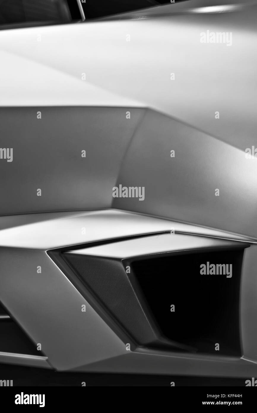 Detail of air intake on an Italian sports supercar Stock Photo - Alamy