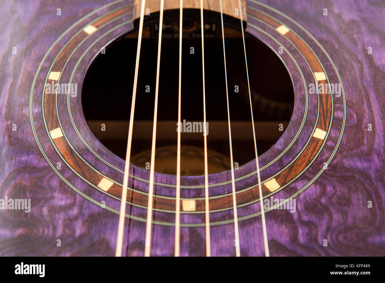 Detail shots of a beautiful acoustic electric guitar Stock Photo - Alamy
