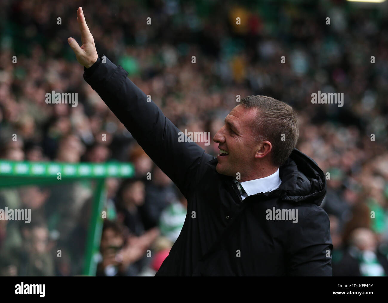 Celtic manager Brendan Rodgers during the Ladbrokes Scottish ...