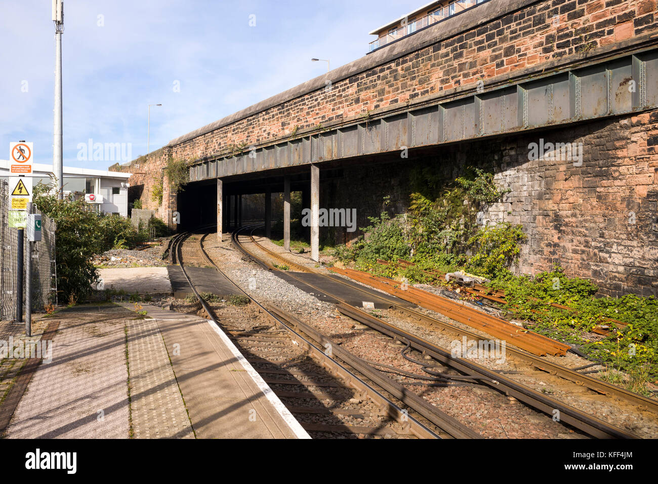 Liverpool Merseyrail, Brusnwick Station Stock Photo - Alamy
