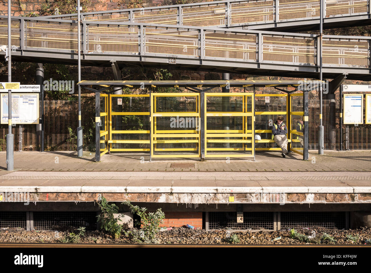 Liverpool Mersey Rail, Brusnwick Station Stock Photo - Alamy