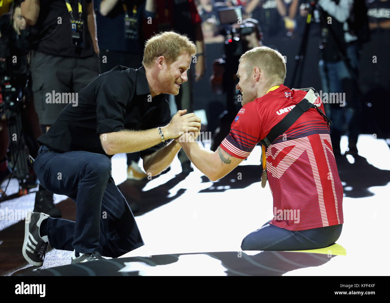 Prince Harry attends Invictus Games Indoor Rowing. Featuring: Prince ...