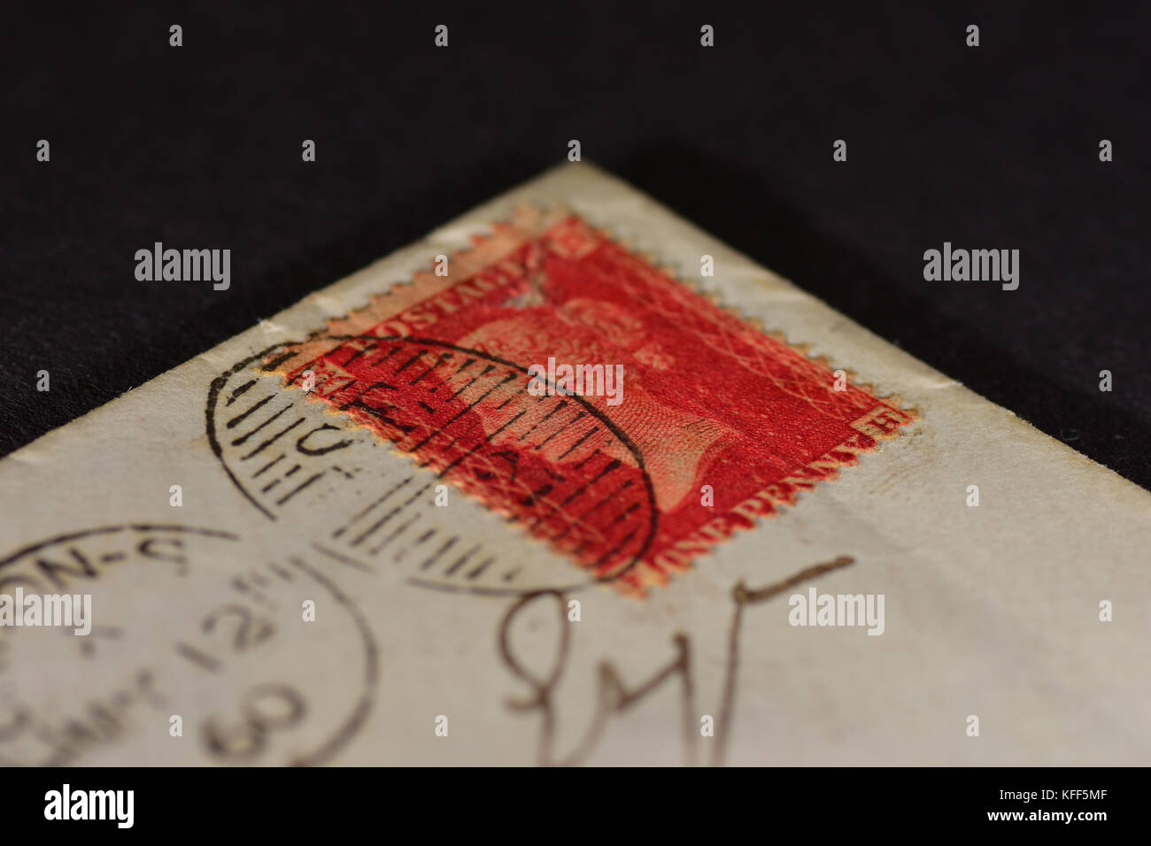 British post mark on envelope hi-res stock photography and images - Alamy