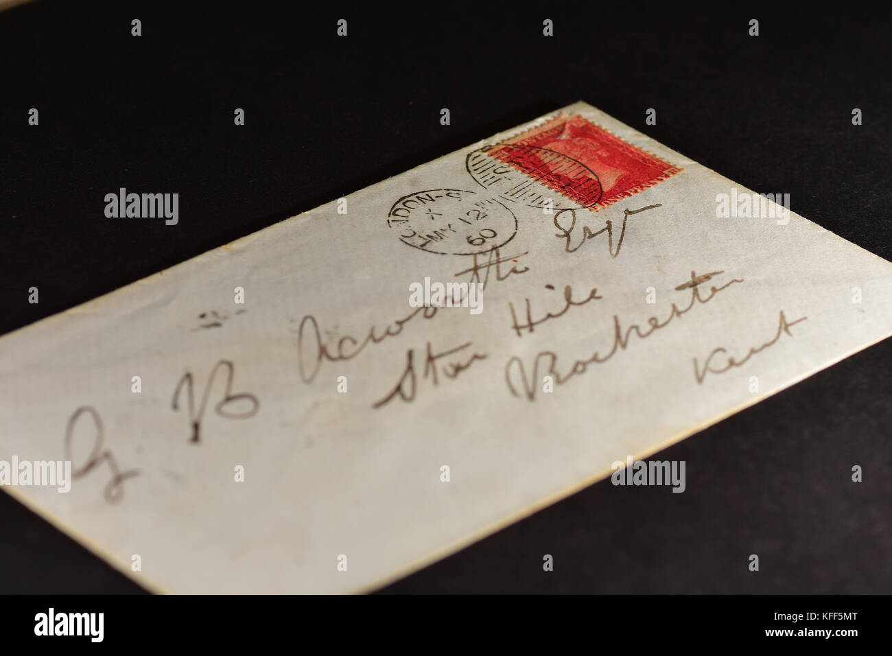 British post mark on envelope hi-res stock photography and images - Alamy