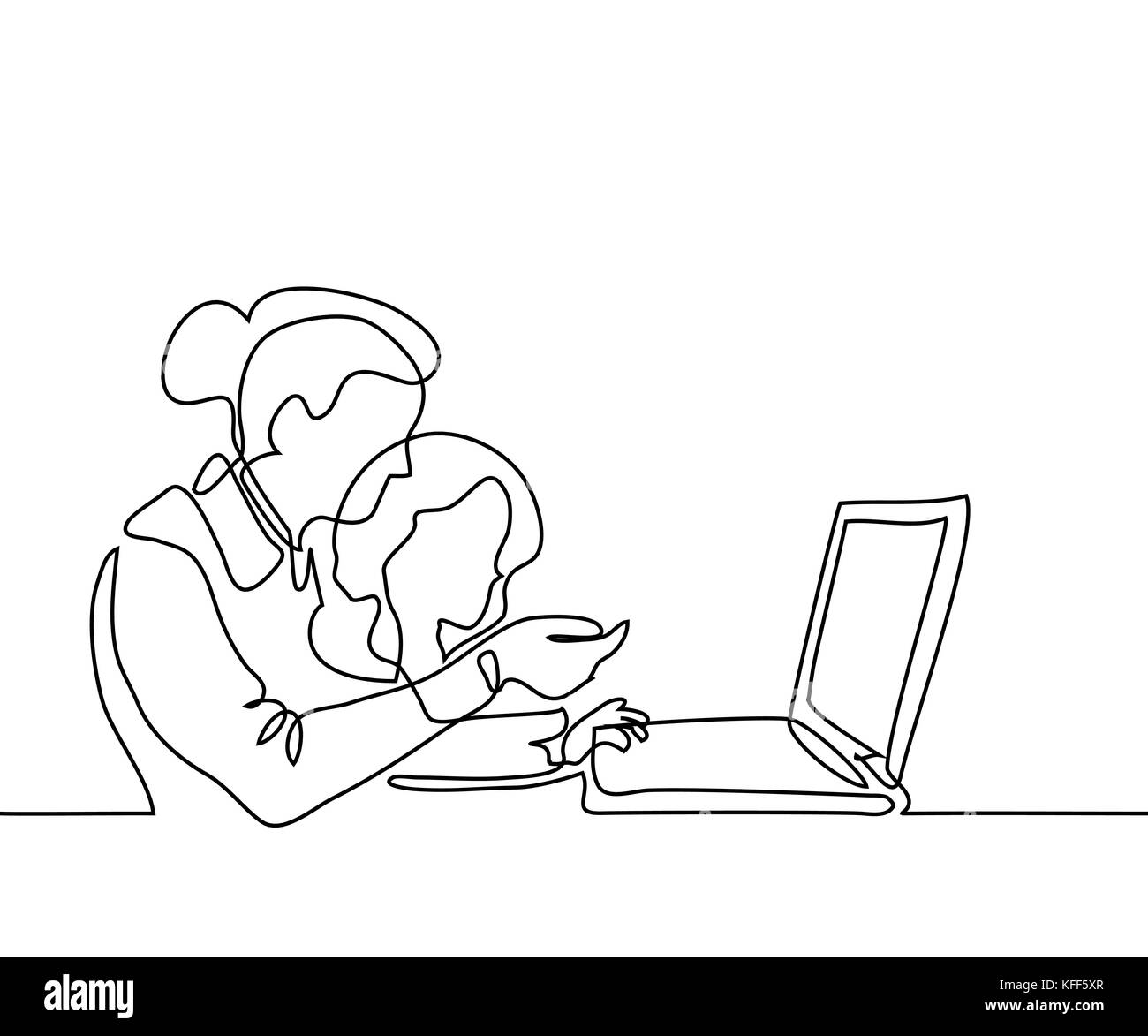 Leaning his back Stock Vector Images - Alamy